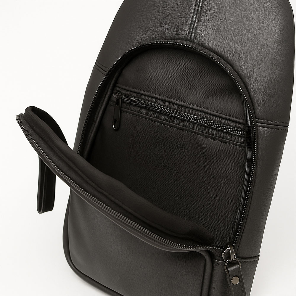 BOSSI Leather Body Bag | OM Brand Store